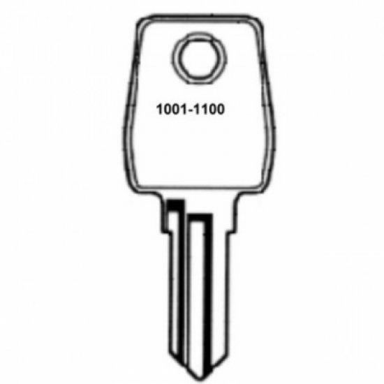 Lowe and Fletcher 1001 to 1100 Cabinet Keys