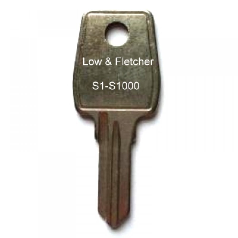 Lowe and Fletcher S1 to S1000 Cabinet Keys