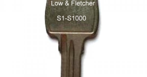Lowe and Fletcher S1 to S1000 Cabinet Keys