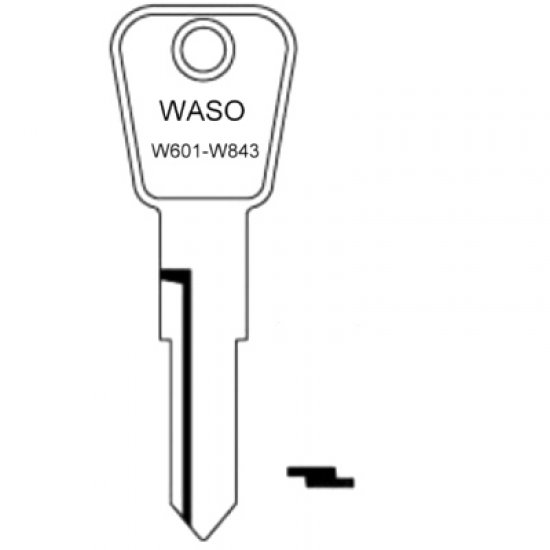 Waso Petrol Cap Keys W601 to W843