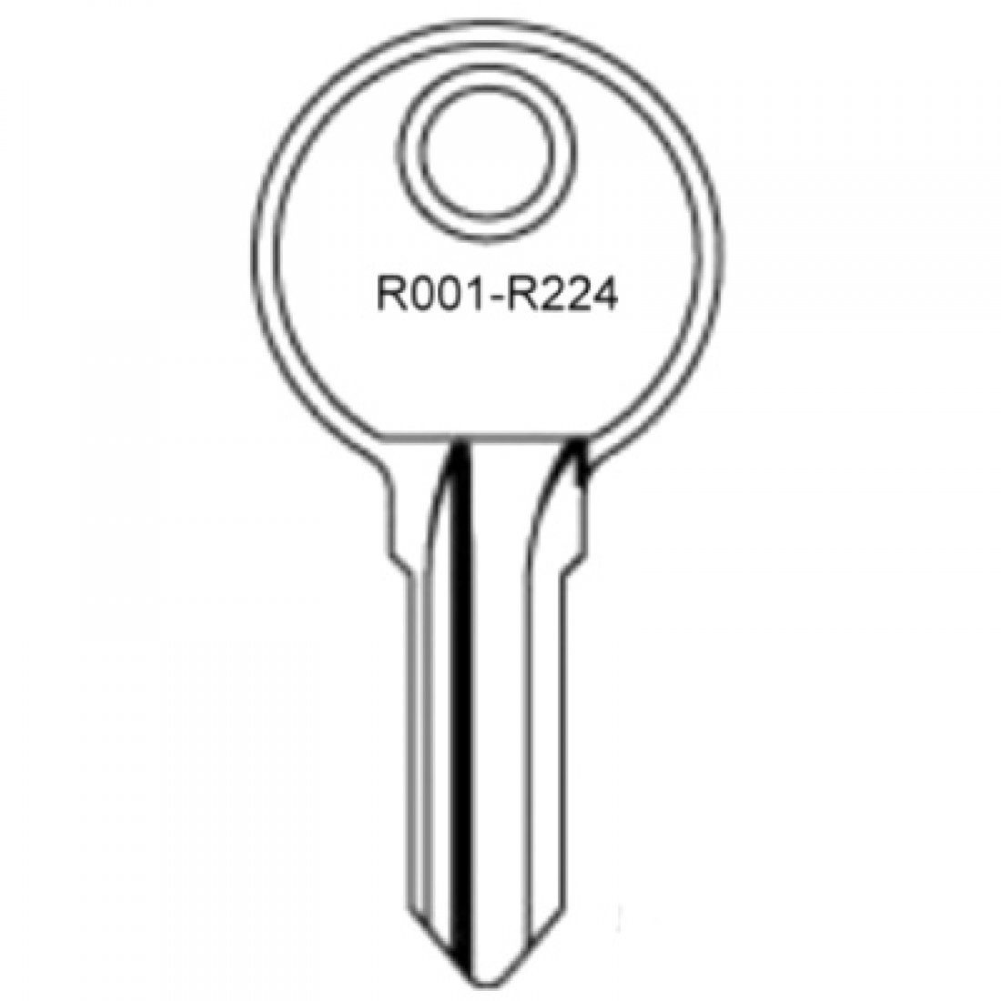 Las Roof Rack Key R001 to R224