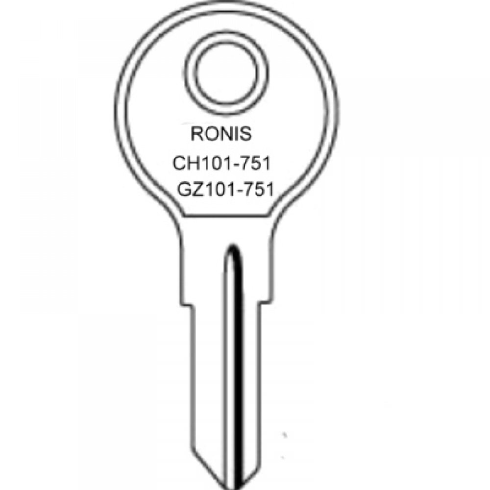 Ronis Top Box Key CH101 to 751