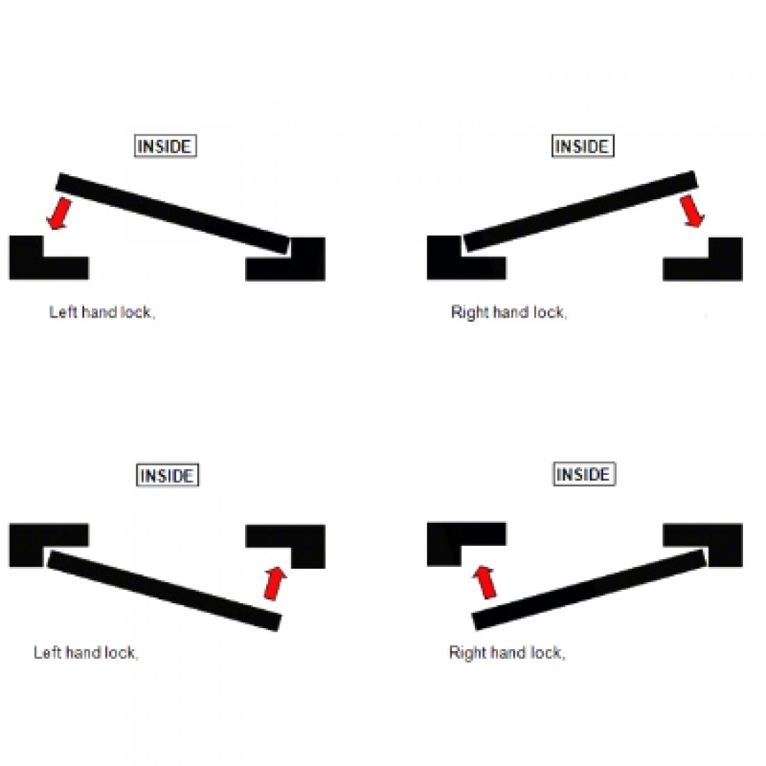 Chubb Union 3R35 Upright Five Detainer Mortice Locking Latch