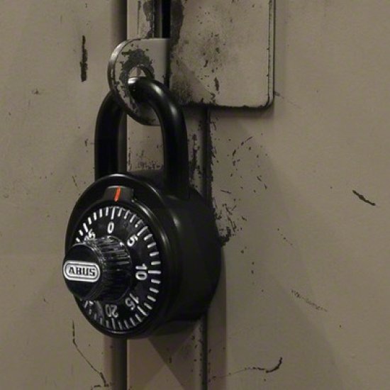 Dial and Key Over Ride Combination Padlock
