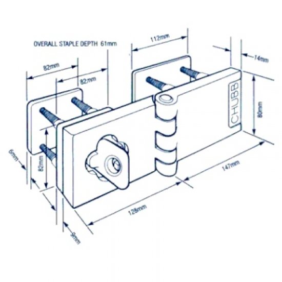 Union high security padbar