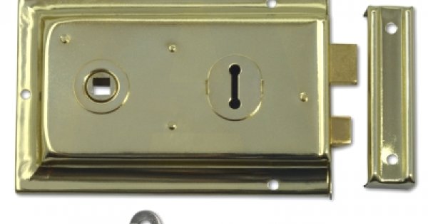 Asec 1 Lever Double Handed Flanged Rimlock 150mm