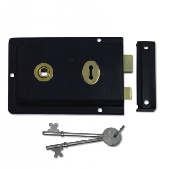 Asec 1 Lever Double Handed Flanged Rimlock 150mm