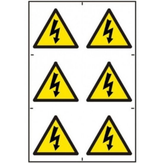 Electrical Warning Symbol Sign