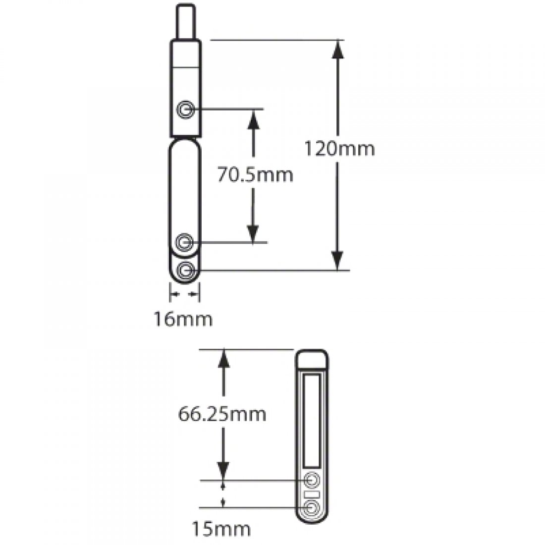 Large Finger Operated Shootbolt