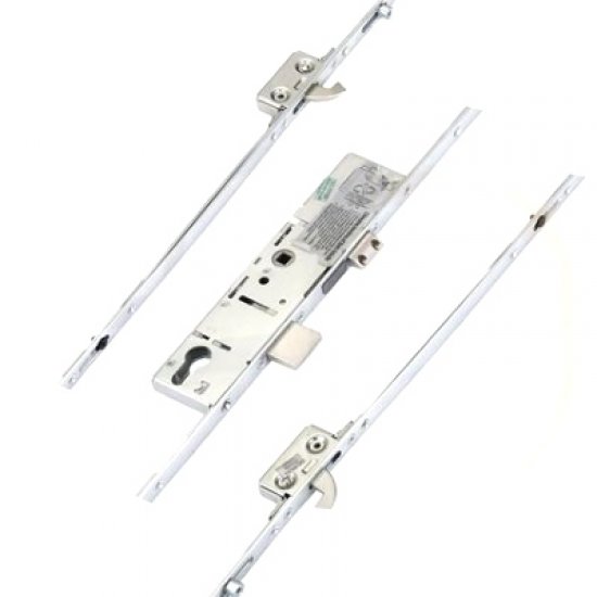 Upvc Lever Operated Latch Deadbolt Split Spindle 2 Hook 2 Roller