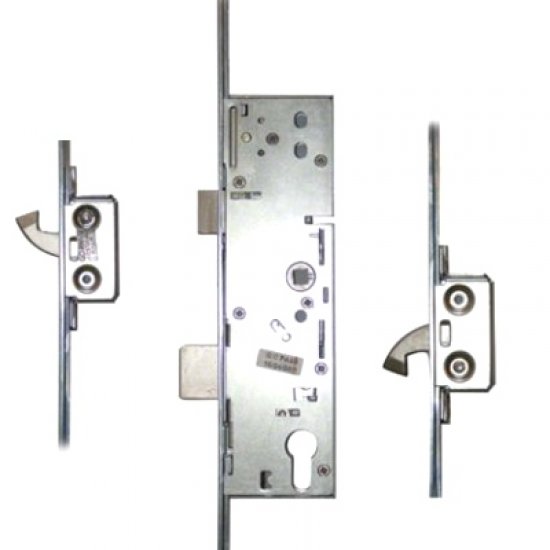 Era Lever Operated Latch & Deadbolt Split Spindle 20mm 2 Hook