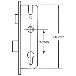 KFV Gearbox Centre Lock Cases
