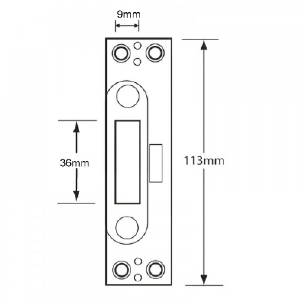 Hook Keep for UPVC Doors