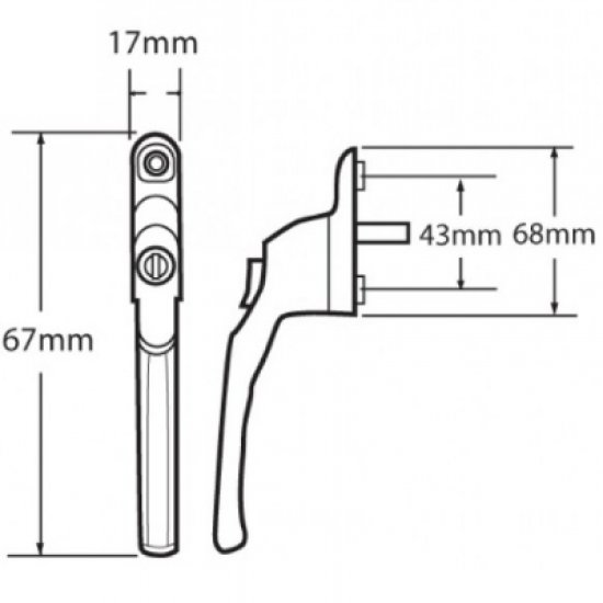 Avocet Affinity In Line Espag Handle